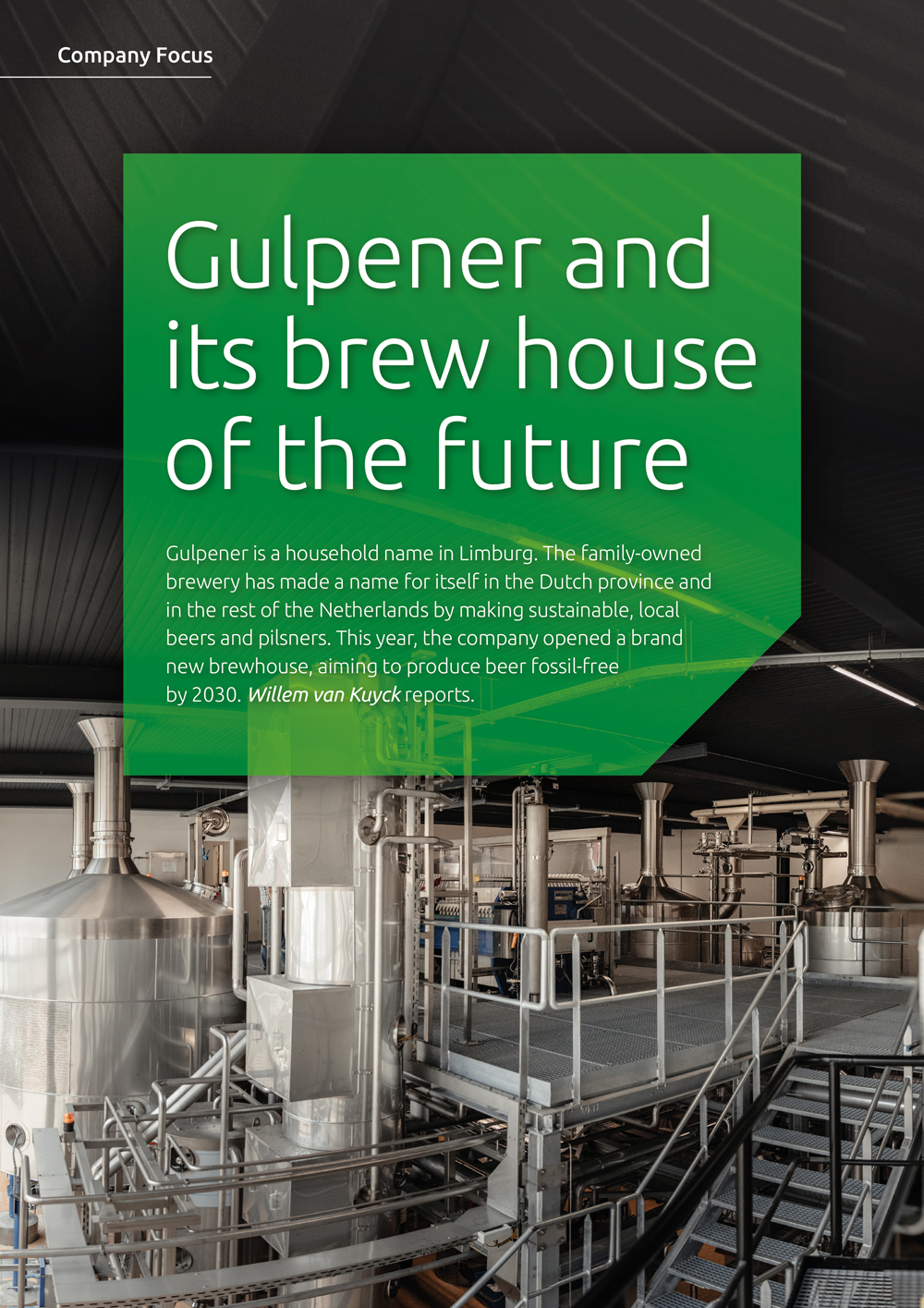 Gulpener and its brew house of the future - Food Engineering & Ingredients